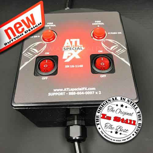 CO2 Jet Confetti Cryo Blaster Push Button Fire Controler System Box